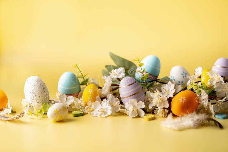 Spring Easter Holiday Background Stock Image - Image of symbol, season ...