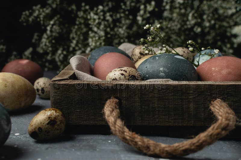 Spring Easter Minimal Background Rustic Style Composition - Organic ...