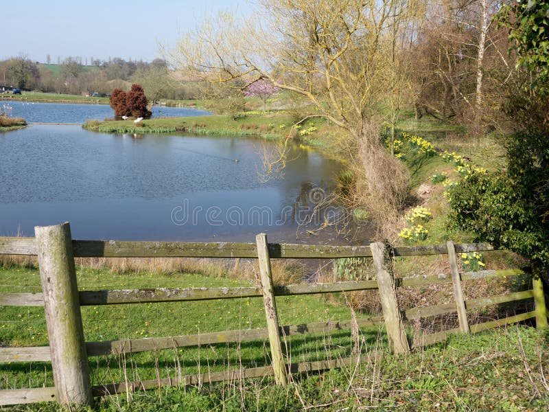 Spring in the English Countryside Stock Image - Image of easter ...