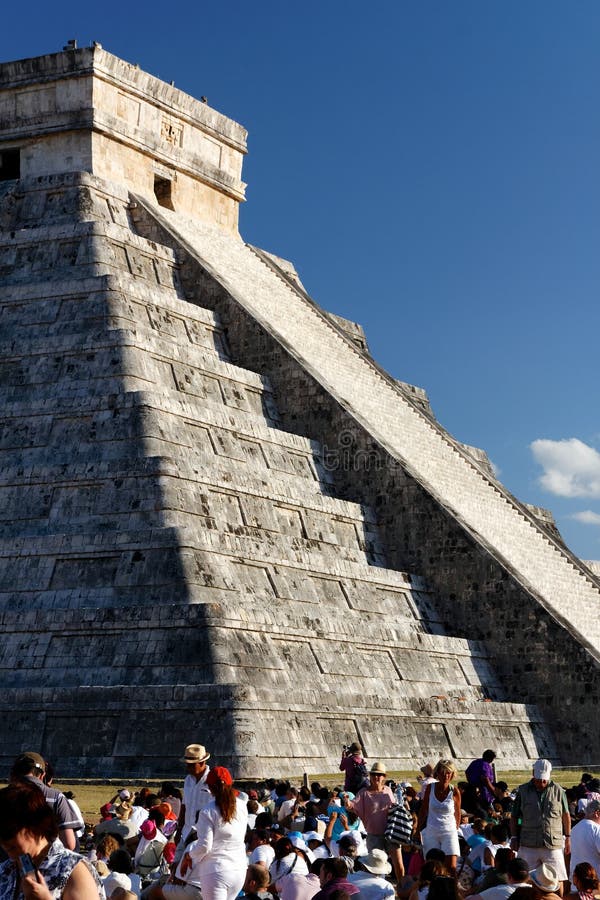 Chichen Itza. Equinox stock image. Image of mexican, building - 3510705