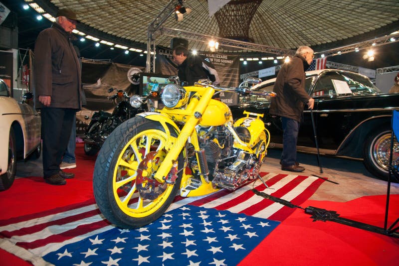 Harley Davidson Buell Truck in Genoa Editorial Stock Image - Image of ...