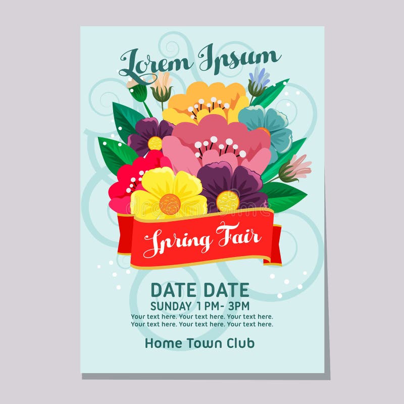 Spring Fair Poster Stock Illustrations – 690 Spring Fair Poster Stock ...