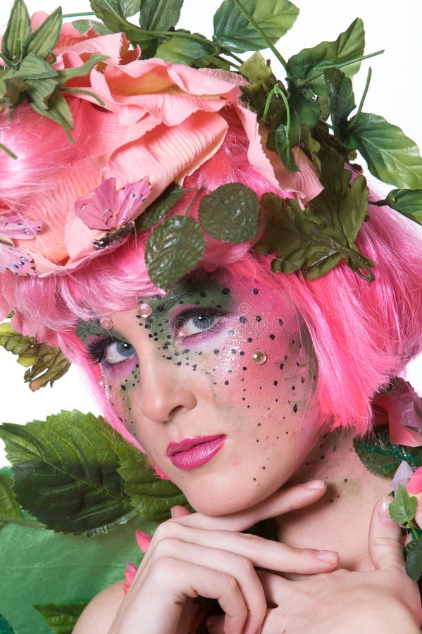 Spring Fairy stock image. Image of fashion, botanical - 16534991