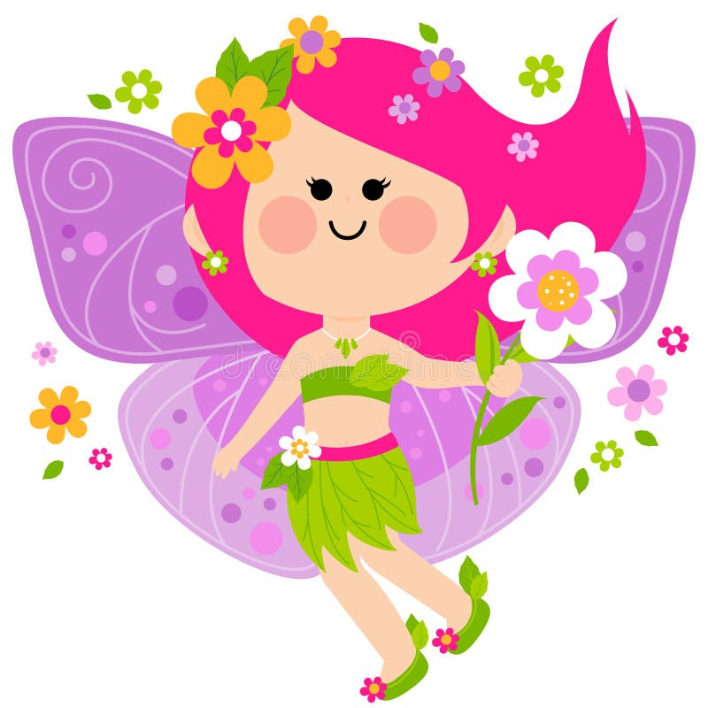 Spring fairy stock illustration. Illustration of color - 13831910