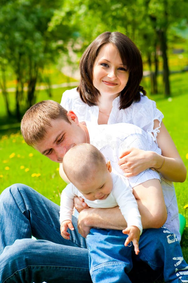 Spring family stock photo. Image of playing, offspring - 13605012
