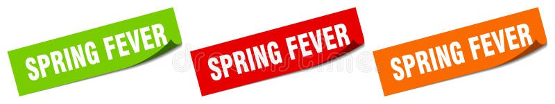 Spring fever stock vector. Illustration of floral, heat - 4449869