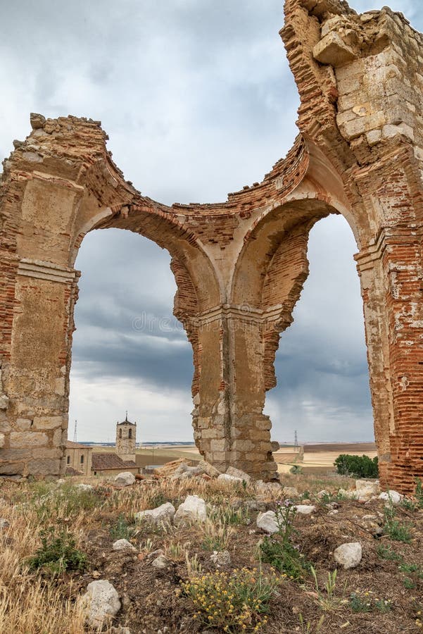 Spring in the field stock photo. Image of castilian - 178646826