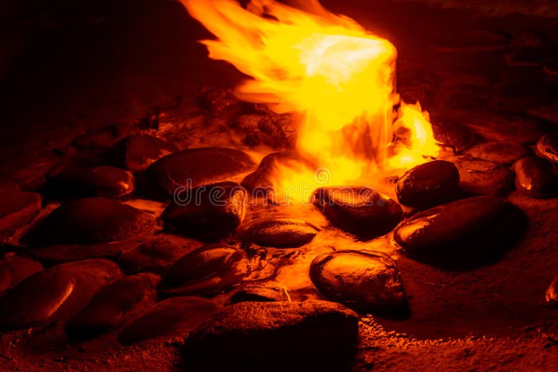 Methane Gas Fire High Flare Stack Flaring Tower Platform in Refinery ...