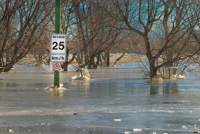 Spring Flooding editorial stock photo. Image of flooding - 2233928