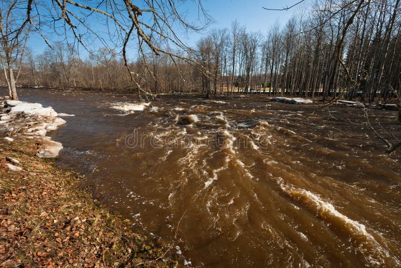 Spring Flooding Jugla River Stock Photos - Free & Royalty-Free Stock ...