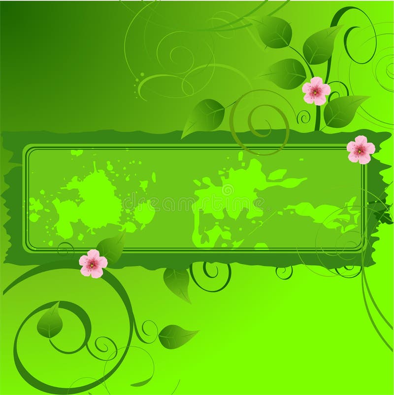 Abstract Spring Background stock illustration. Illustration of floral ...