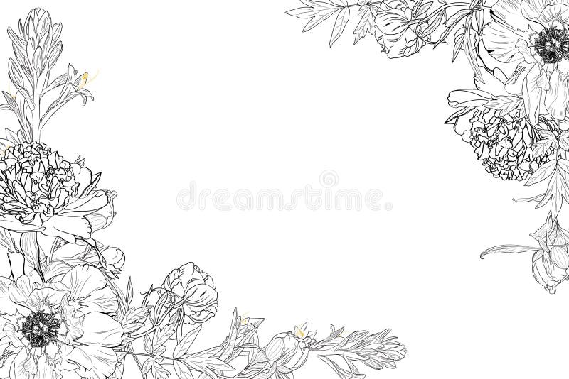 Spring Corner Border