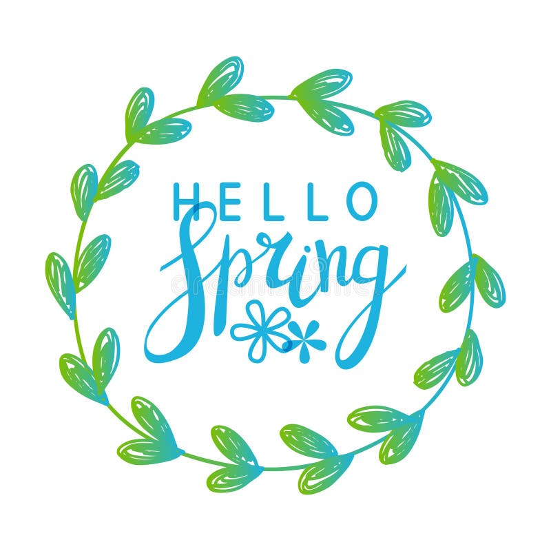 Spring in Your Step. Cute Cartoon Girl Working in the Garden Vector ...