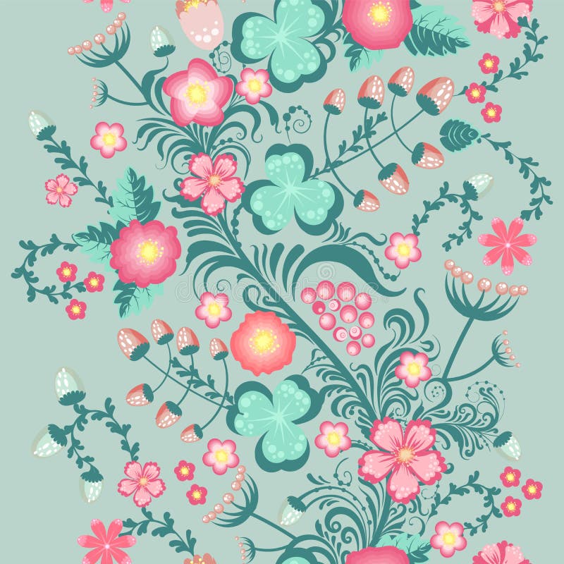 Soft Floral Seamless Pattern Stock Illustrations – 96,334 Soft Floral ...