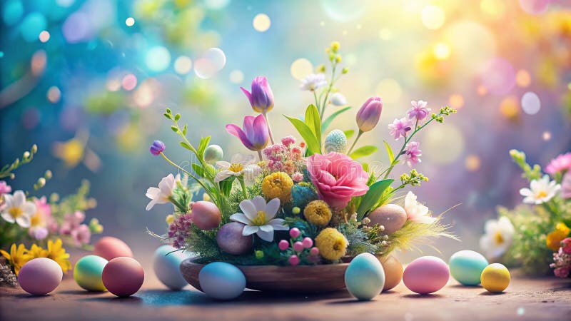 Spring Floral TiltShift Design a Delicate Easter Arrangement with a ...