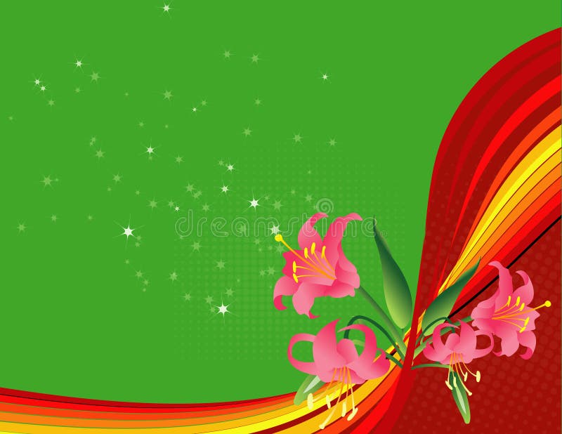 Modern Flow Blue Roses Background Stock Vector - Illustration of leaves ...