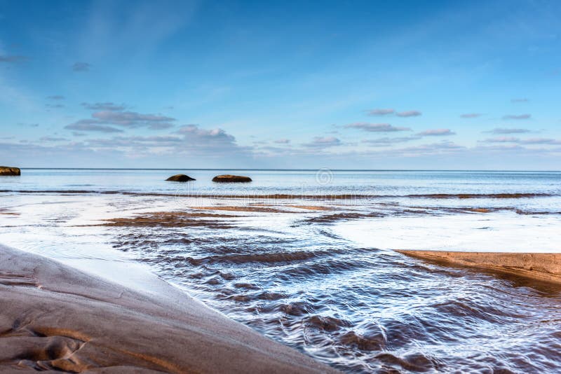 Spring flow at sea stock photo. Image of shore, seashore - 90340216