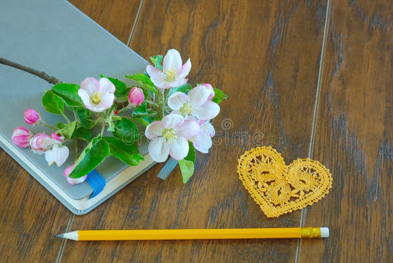 Spring Flower Bloom Love Symbol Stock Image - Image of communication ...