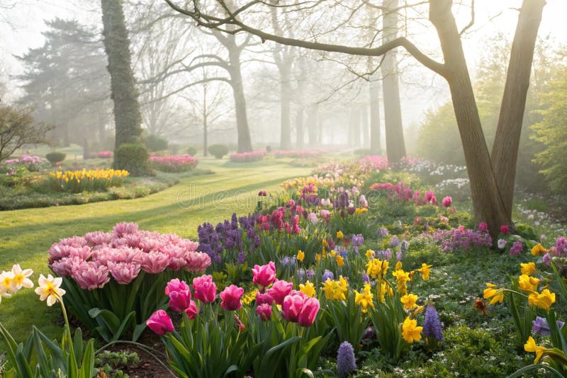 Spring Flower Blooms stock illustration. Illustration of beauty - 357727299