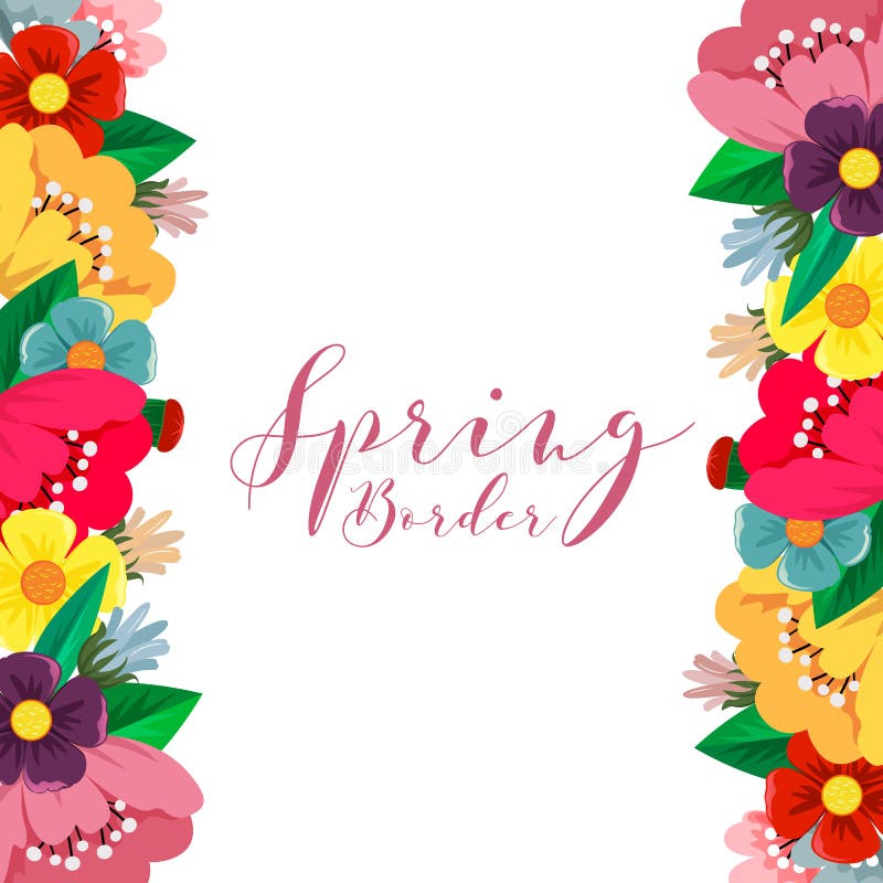 Spring Border Stock Illustrations – 361,017 Spring Border Stock ...