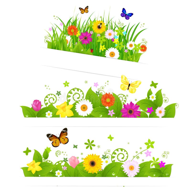 Spring Flower Bouquet stock vector. Illustration of lush - 195760354