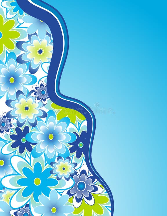 Spring flower edge stock vector. Illustration of groove - 5801581