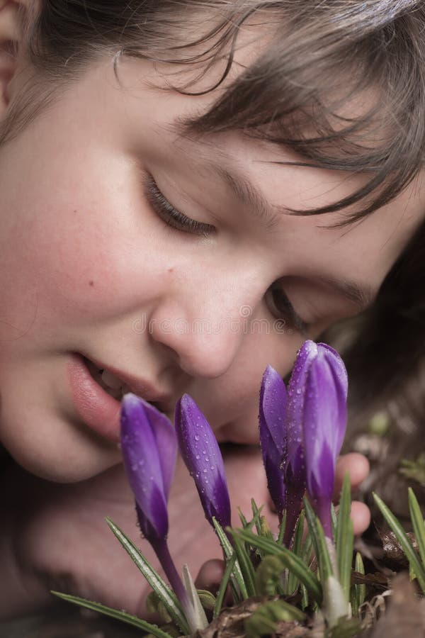 Spring flower stock image. Image of people, girls, petal - 30625753