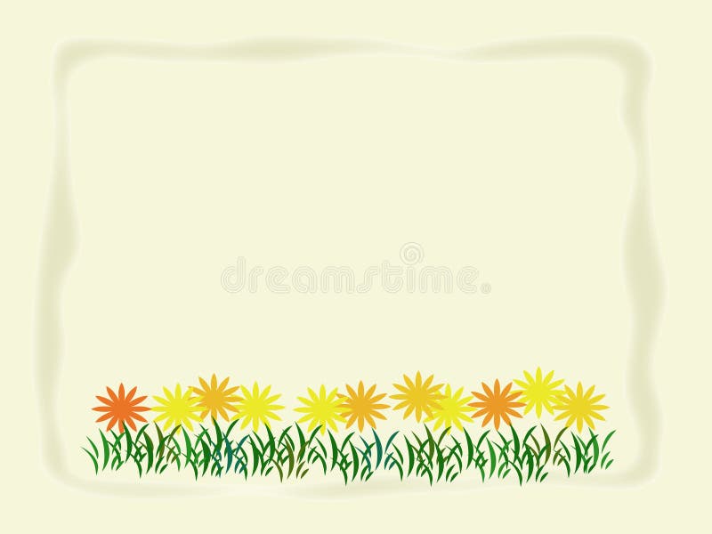 Border Bottom Flowers Spring Stock Illustrations – 2,271 Border Bottom ...
