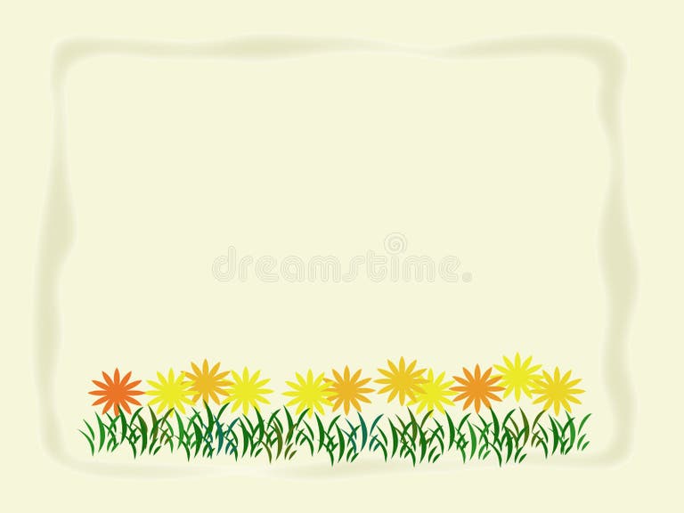 Border Bottom Flowers Spring Stock Illustrations – 2,271 Border Bottom ...