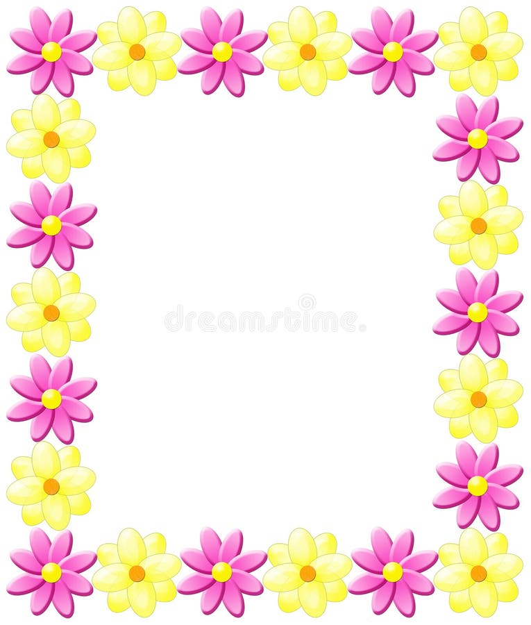 Spring Flower Frame Stock Illustrations – 481,112 Spring Flower Frame ...