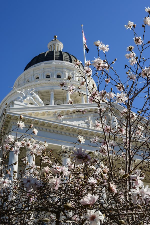 Sacramento State Capitol of California Building Stock Image - Image of ...