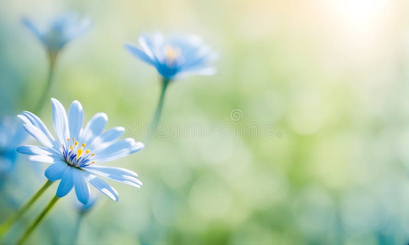 Spring Flowers Create a Smooth Background Stock Illustration ...