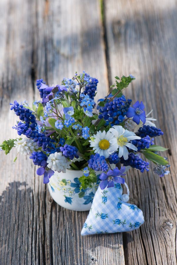 Spring flowers with heart stock photo. Image of fresh - 67844964