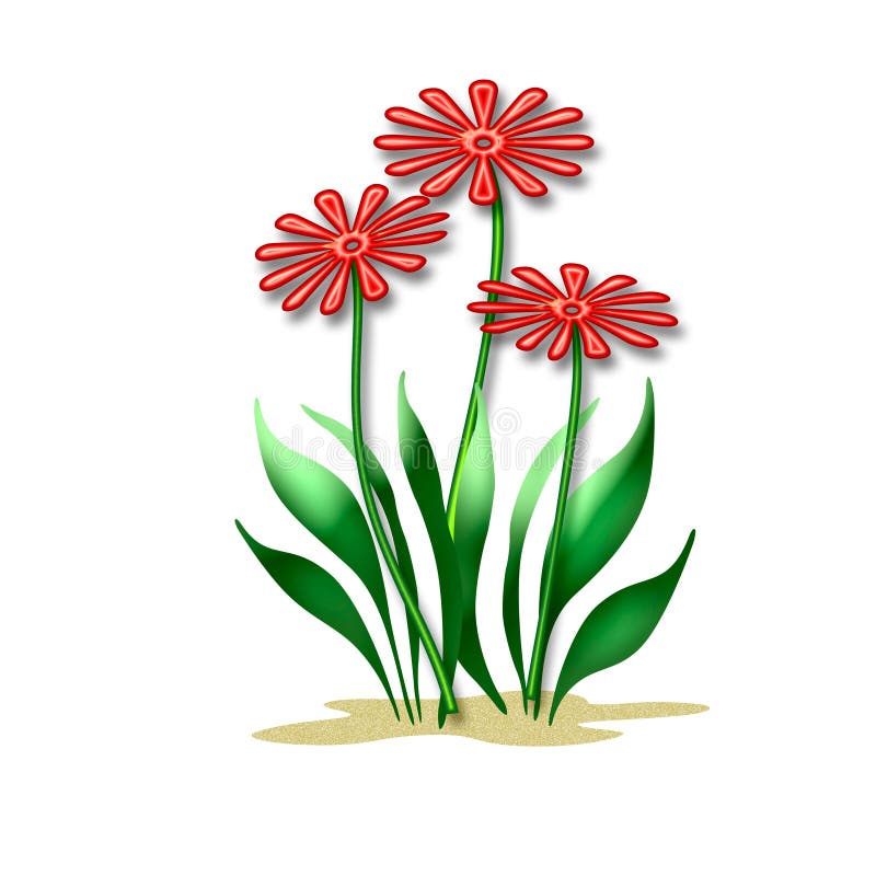 Illustrated Spring Flowers Stock Illustrations – 4,962 Illustrated ...