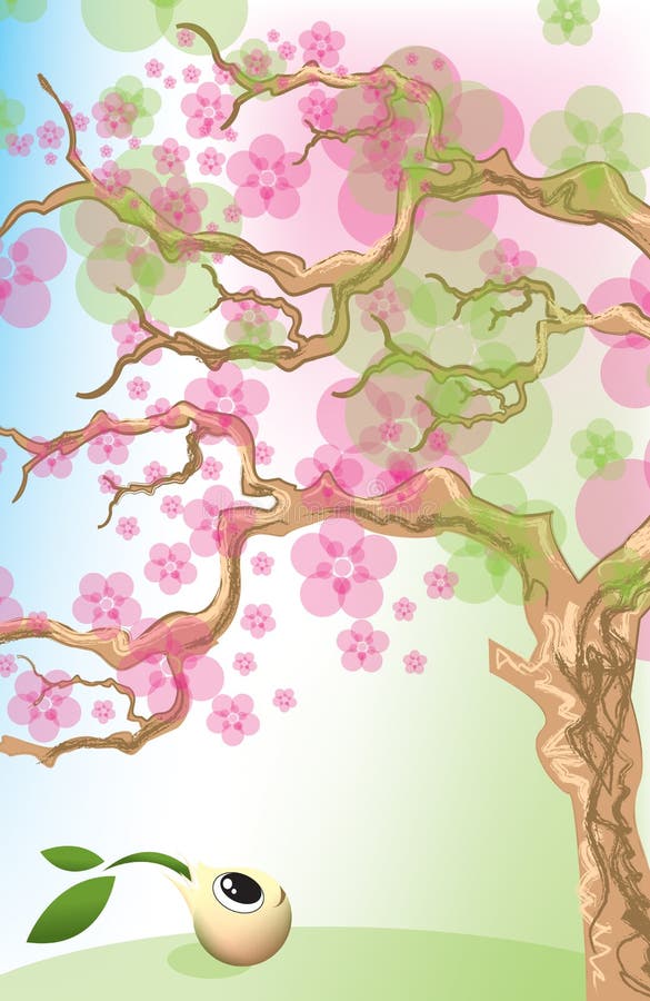 Spring Flowers and Little Seed Stock Vector - Illustration of flowers ...