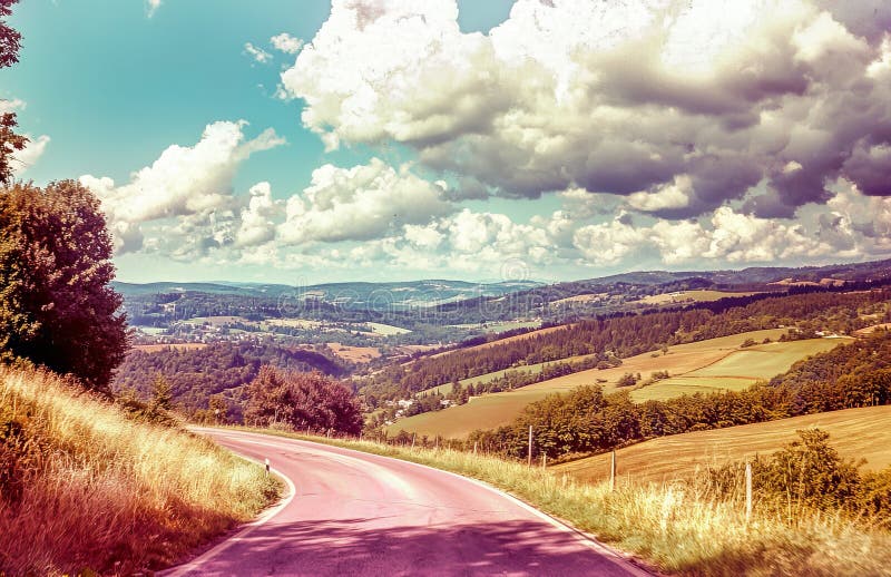 Spring Flowers Meadow Field Infrared Nature Stock Illustration ...