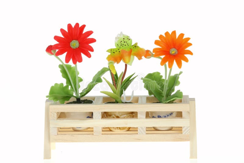 Spring flowers in pots stock photo. Image of flowers - 19920372