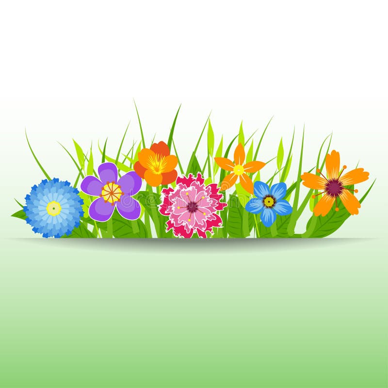 Spring Flowers Vector Illustration Stock Vector - Illustration of food ...
