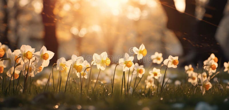 Spring in the Forest Fire in the Woods Fire in the Forest Stock ...