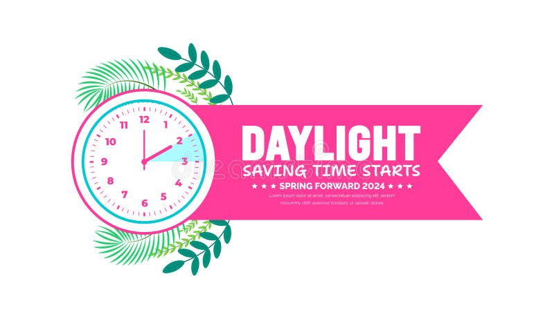 Fall Back Daylight Saving Time Ends 2024 Background or Banner Design ...