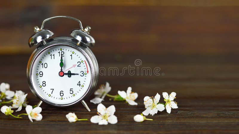 Daylight Saving Time, Spring Forward, Summer Time Change Stock Photo ...