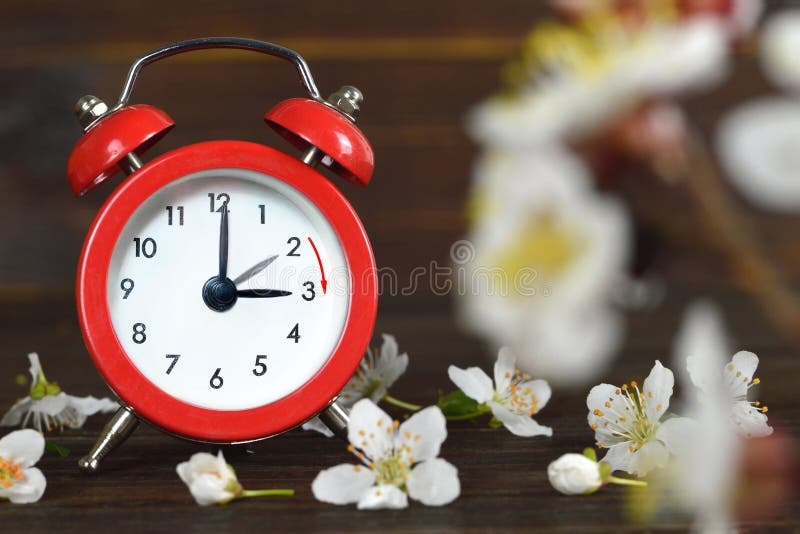 Daylight Saving Time, Spring Forward, Summer Time Change Stock Photo ...