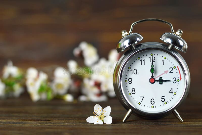 Daylight Saving Time, Spring Forward, Summer Time Change Stock Photo ...