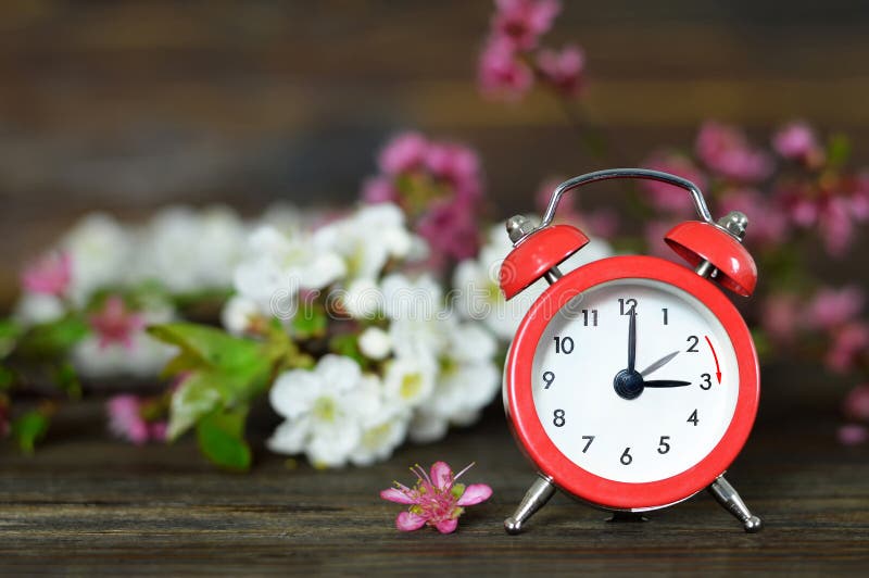 Daylight Saving Time, Spring Forward, Summer Time Change Stock Photo ...