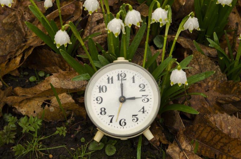 Spring Forward. Daylight Saving Time. Summer Time Change Stock Image ...