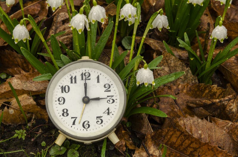 Spring Forward. Daylight Saving Time. Summer Time Change Stock Photo ...