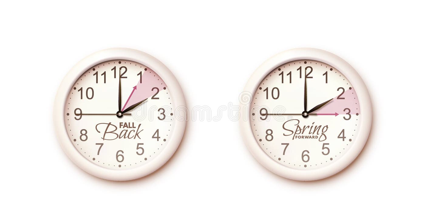 Daylight Savings Time Fall Backward Stock Illustrations – 143 Daylight ...