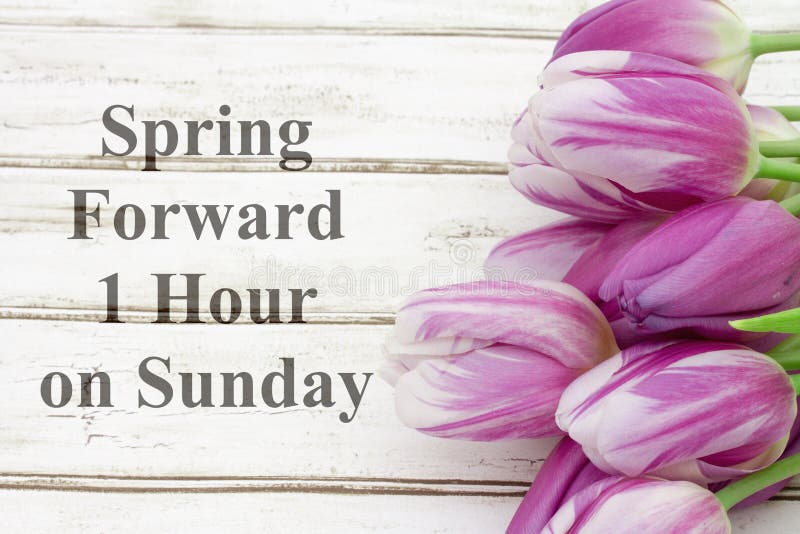 Spring Forward Time - Savings Daylight Stock Image - Image of adjust ...