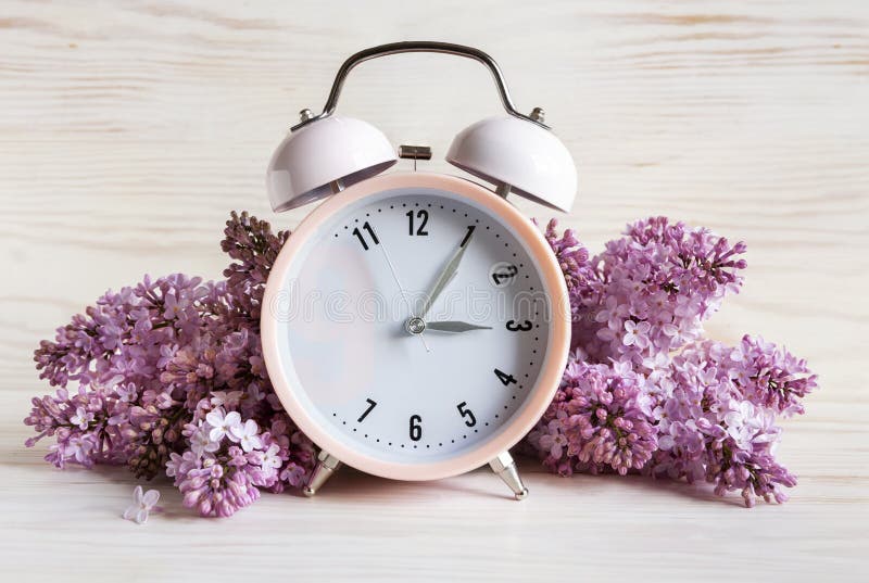Spring Forward Time - Savings Daylight Concept Stock Photo - Image of ...