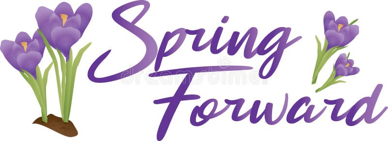 Spring ahead stock illustration. Illustration of savings - 38664255